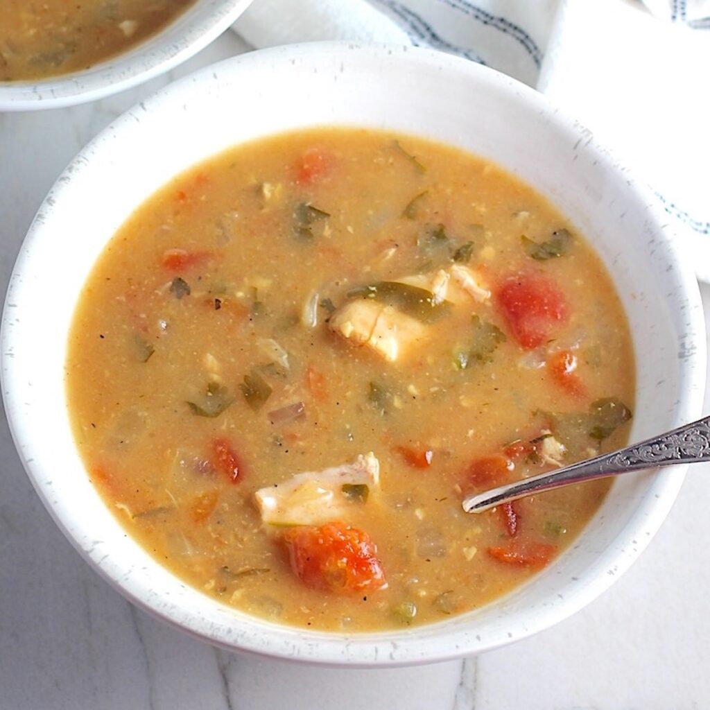 Canja ~ Brazilian Chicken Soup with Rice - Easy Brazilian Food