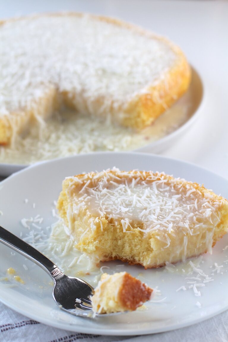 Brazilian Coconut Cake {Bolo de Coco} - Easy Brazilian Food