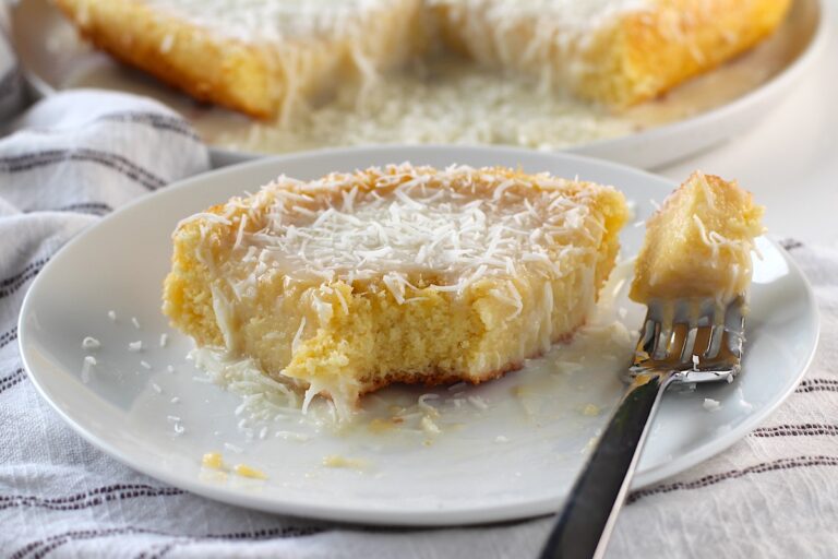 Brazilian Coconut Cake {Bolo de Coco} - Easy Brazilian Food