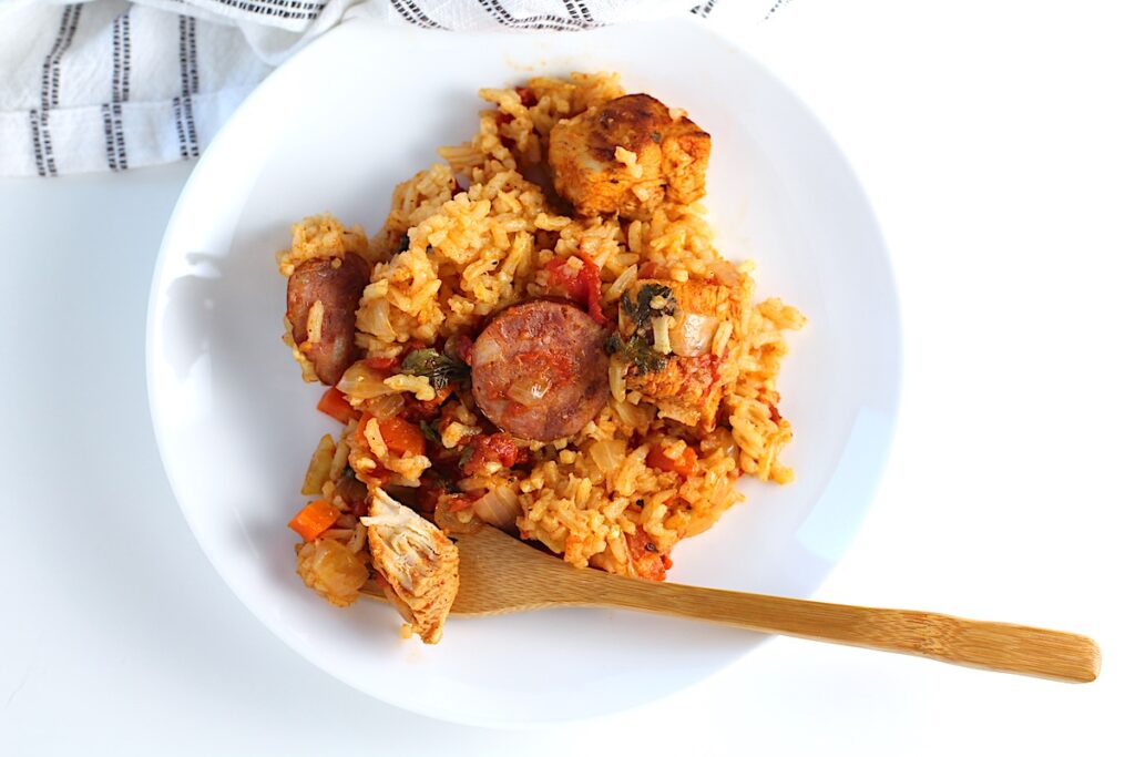Galinhada ~ Dutch Oven Chicken and Rice - Easy Brazilian Food