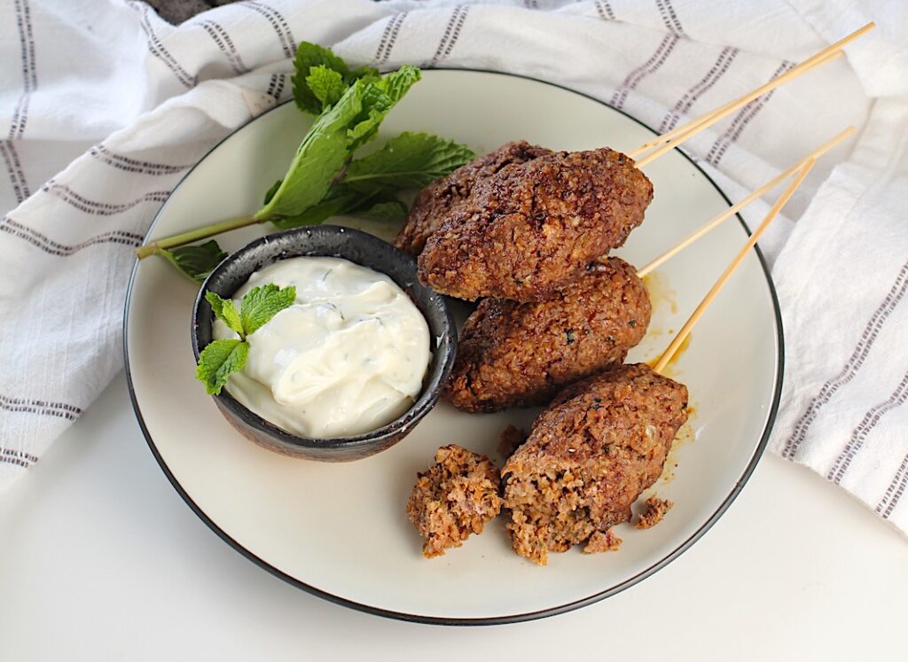 Kibe Mediterranean Ground Beef Kabob Recipe - Easy Brazilian Food